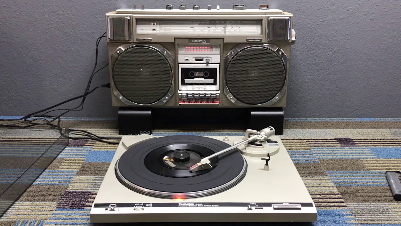 Technics SL-B100 manual turntable DEMO - YouTube