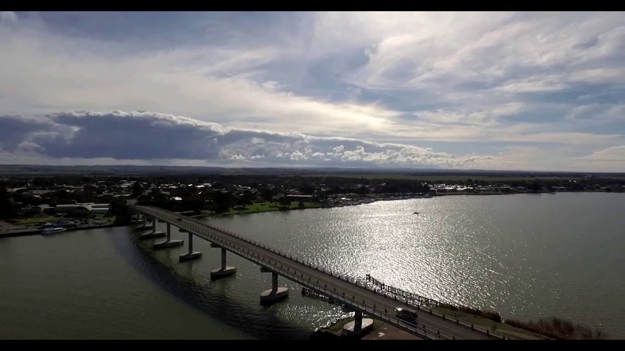 Hindmarsh Island Bridge, Goolwa, South Australia. Fly-by. - YouTube
