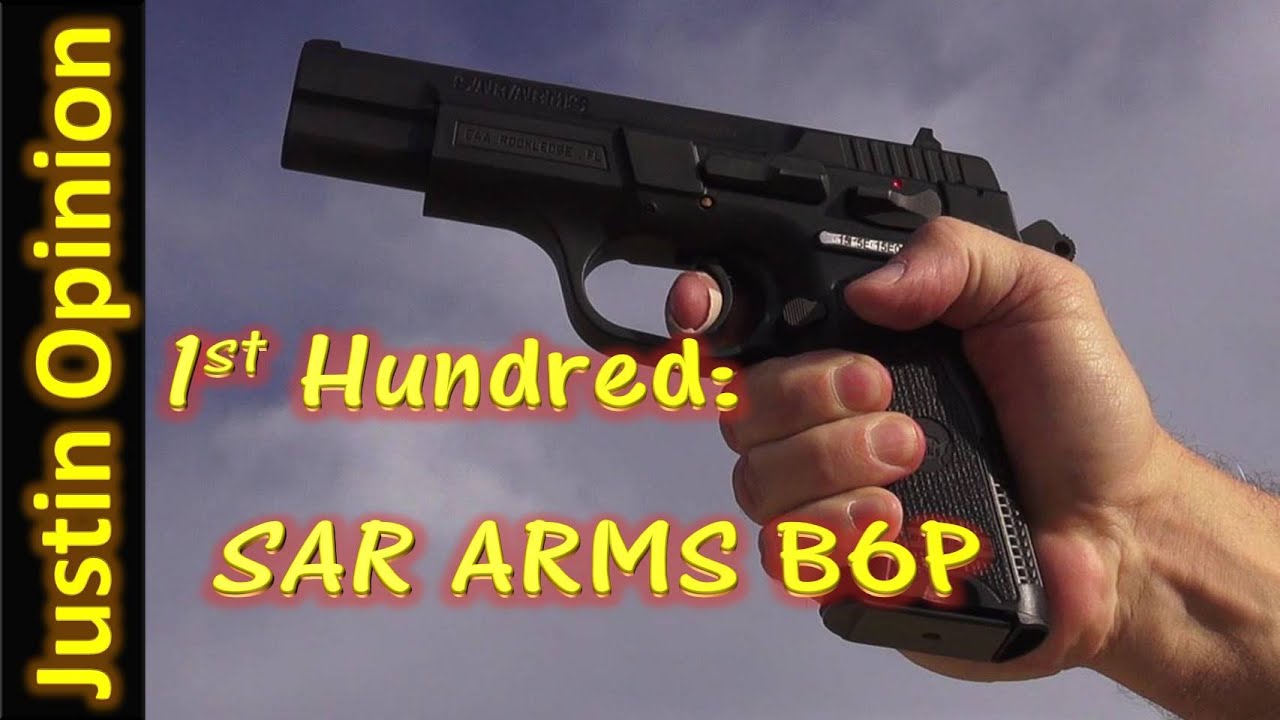 SAR Arms B6P 9mm Pistol - 1st Hundred - YouTube