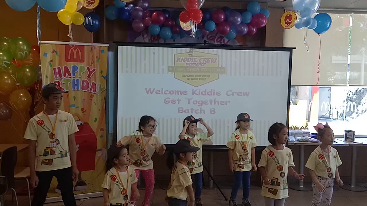 Mcdo Kiddie crew dancing - YouTube