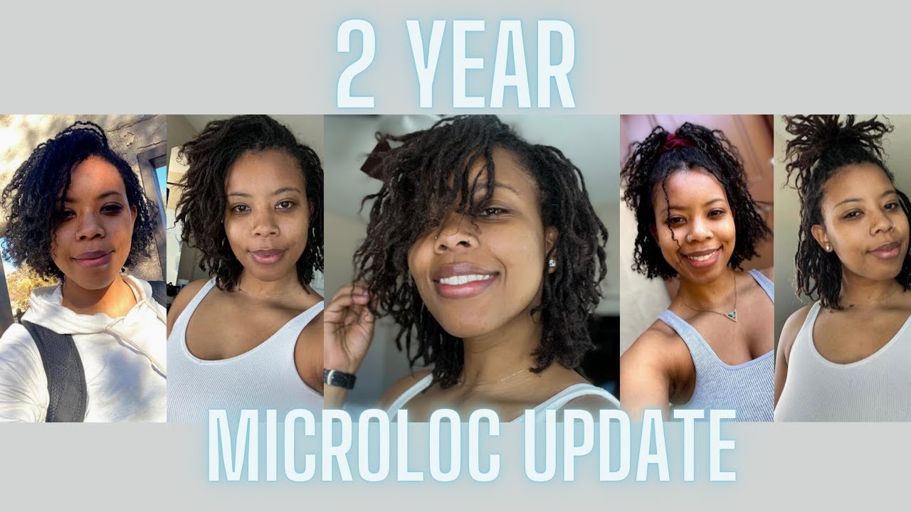 2 year DIY Microlocs Update - YouTube