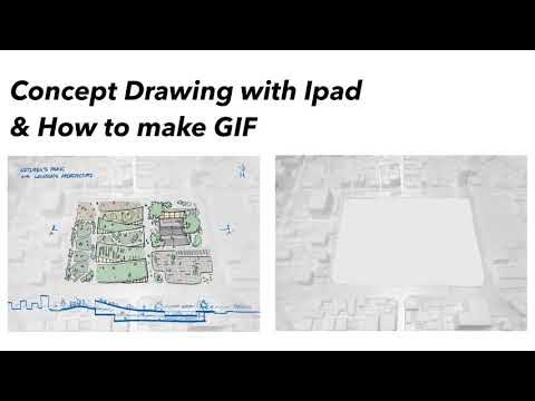 Concept Drawing and GIF with IPAD, Procreate - YouTube