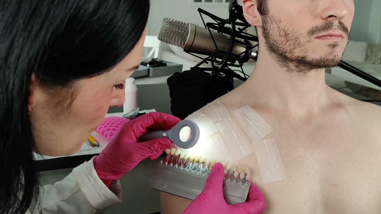 ASMR Never Seen & Weird Tests On His Shoulder (Unusual Tools & Triggers ...