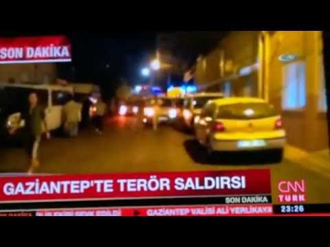 Gaziantep'te patlama anı
