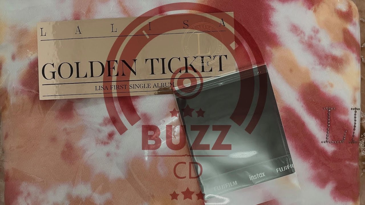 |Unboxing| Lalisa - Golden Ticket Gifts (by Buzzcd Kpop Shop) - YouTube
