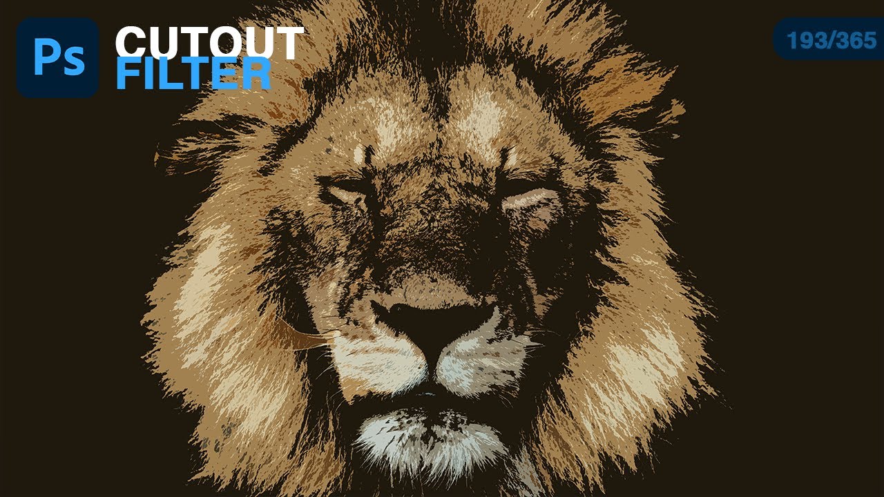 How to Use the Cutout Filter in Photoshop - YouTube