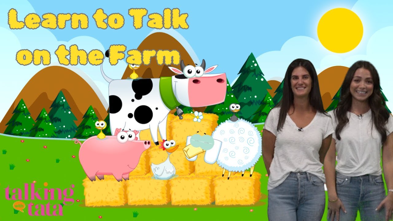 Learn to Talk on the Farm | Animal Sounds, Old MacDonald Had a Farm ...