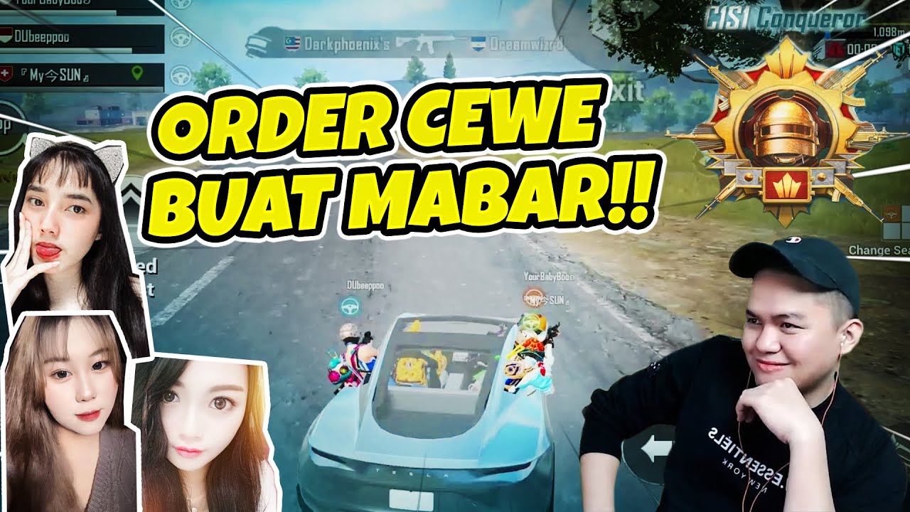 ORDER CEWE BUAT NEMENIN MABAR!! | PUBG Mobile - YouTube