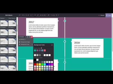 Timeline Snippets Odoo, Timeline Blocks Odoo - YouTube