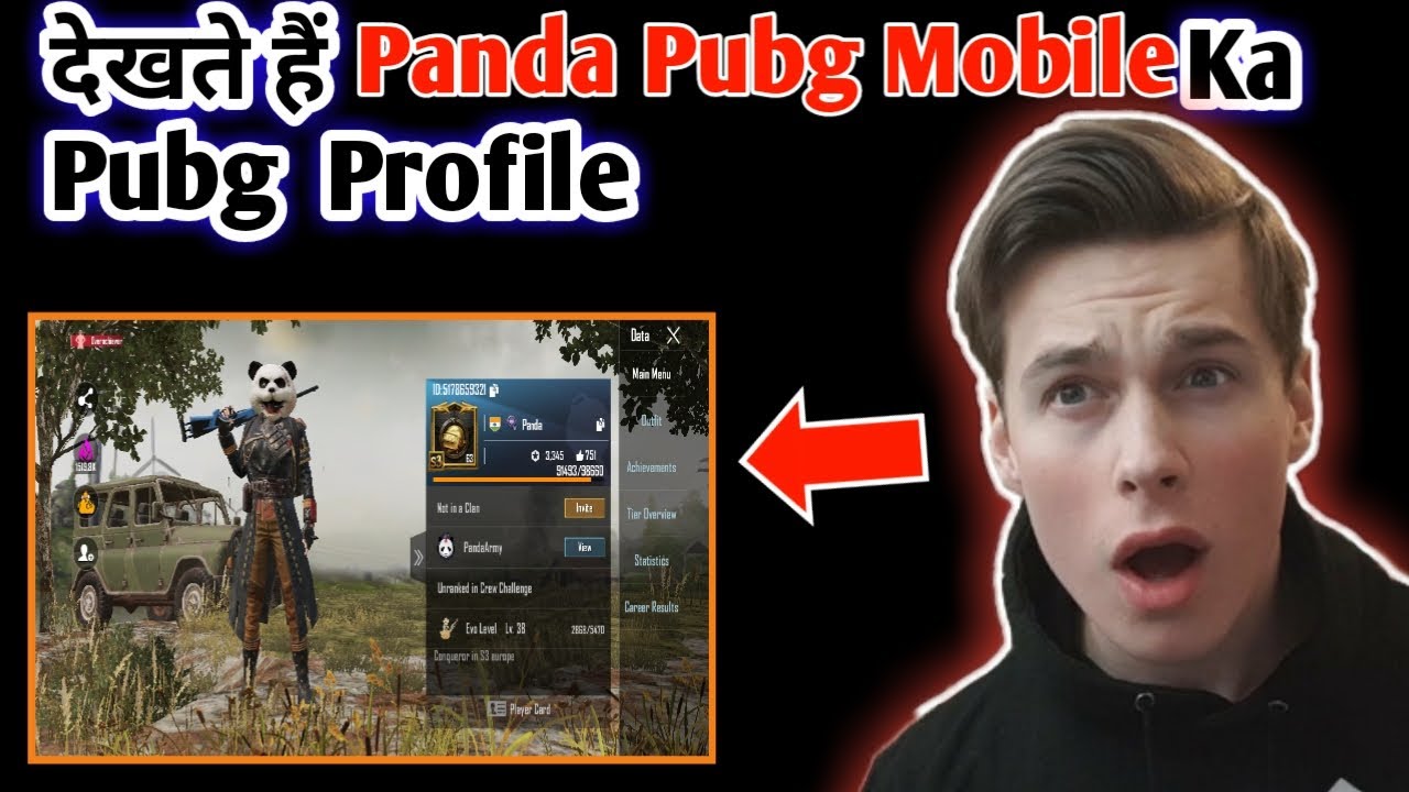 Panda- Pubg Mobile Season 10 PUBG PROFILE| PANDA PUBG MOBILE PUBG ID ...