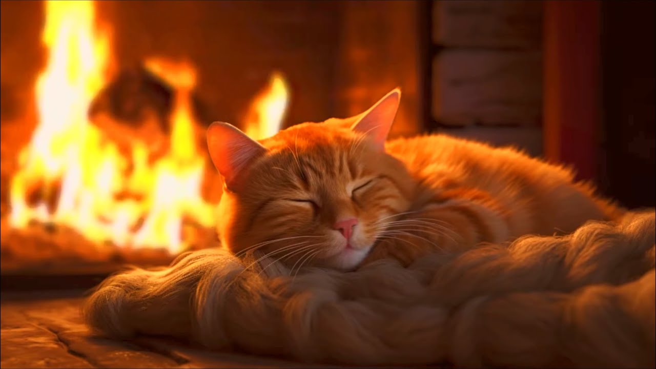 ASMR DEEP SLEEP PURRING CAT | DELTA WAVES BINAURAL BEATS | ALL NIGHT ...