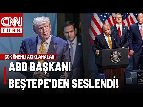 🚨Ankara'da NATO Rüzgarı, Trump Beştepe'den Seslendi! \