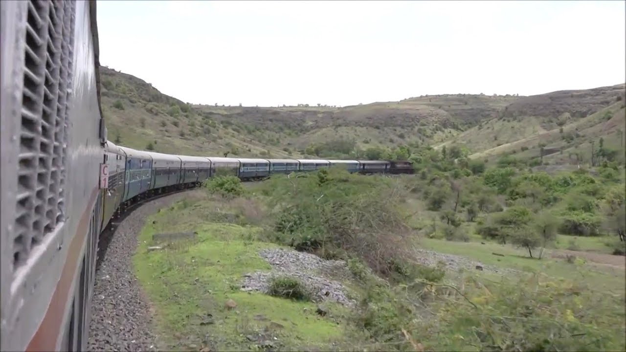 Incredible ! A Crazy Geographic Terrain & Train Taking Unbelievable U ...