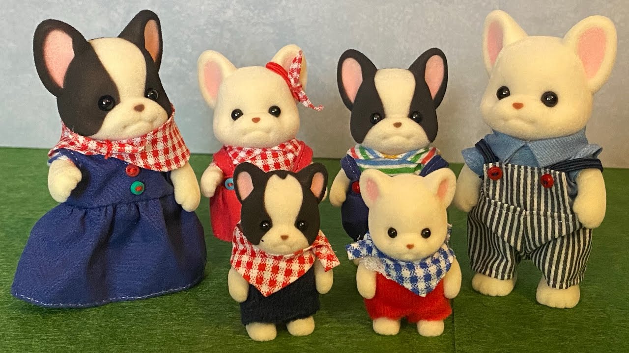 French Bulldogs Unboxing - Sylvanian Families/Calico Critters - YouTube