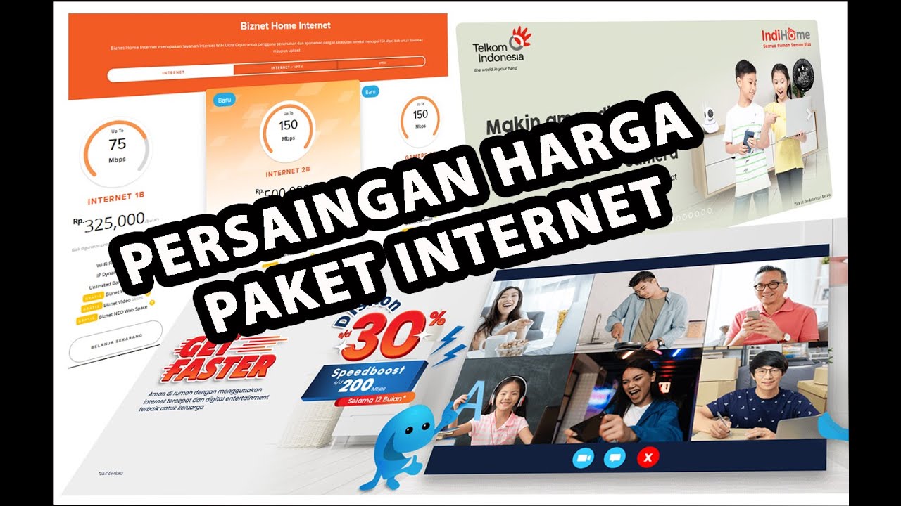 HARGA PAKET INTERNET BIZNET DAN CBN - YouTube