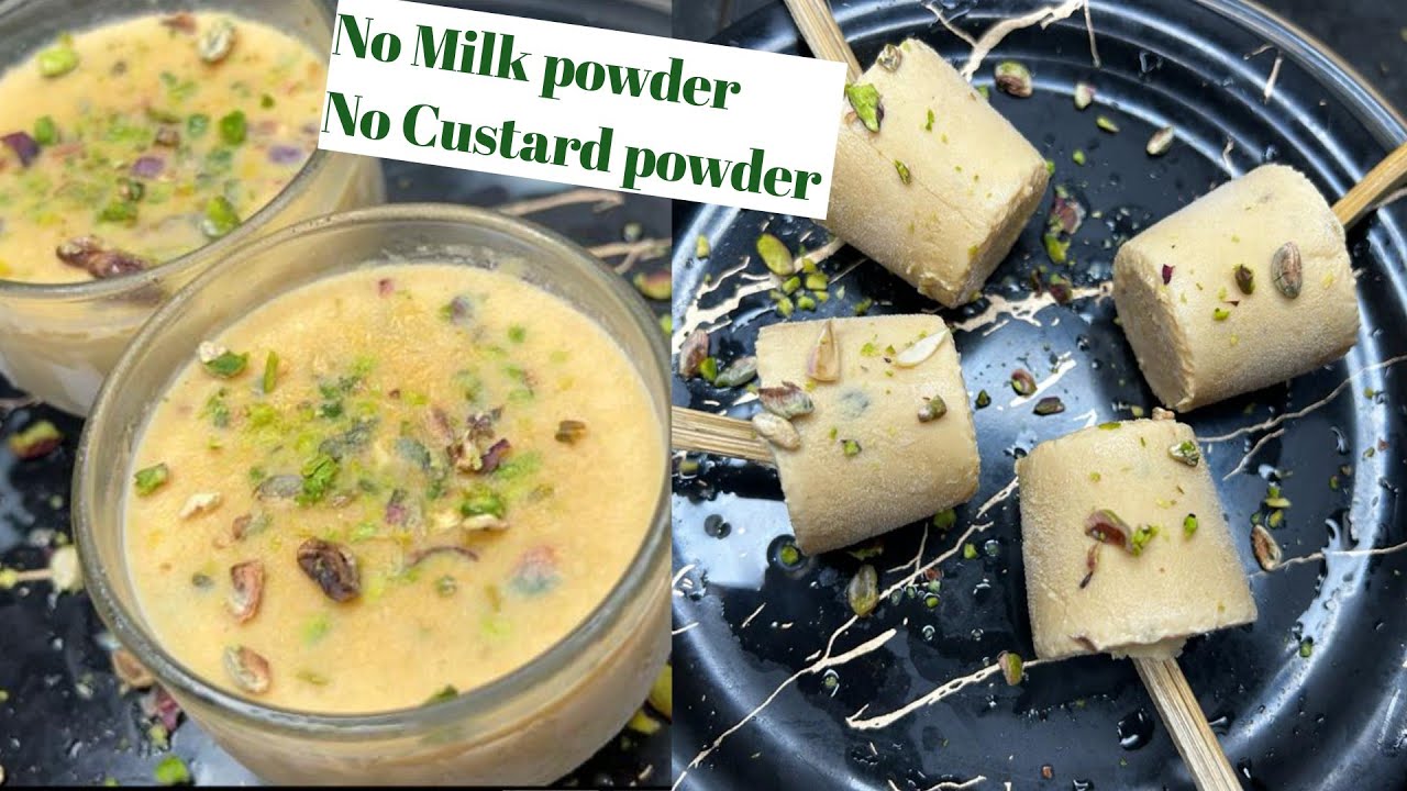 बिना Milk Powder बिना Custard Powder के सिर्फ़ 1 लिटर दूध से बनाइए ढेर ...