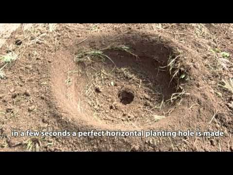 First trial ever with anti-desertification capillary drill for ...