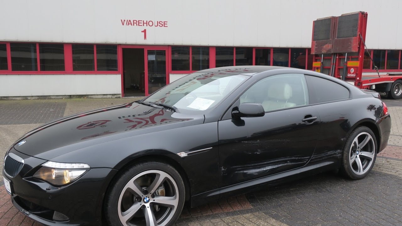 750125 BMW 635D COUPE E63 SPORT-AUT 286HP 10-07 87701MILES BLACK RHD ...