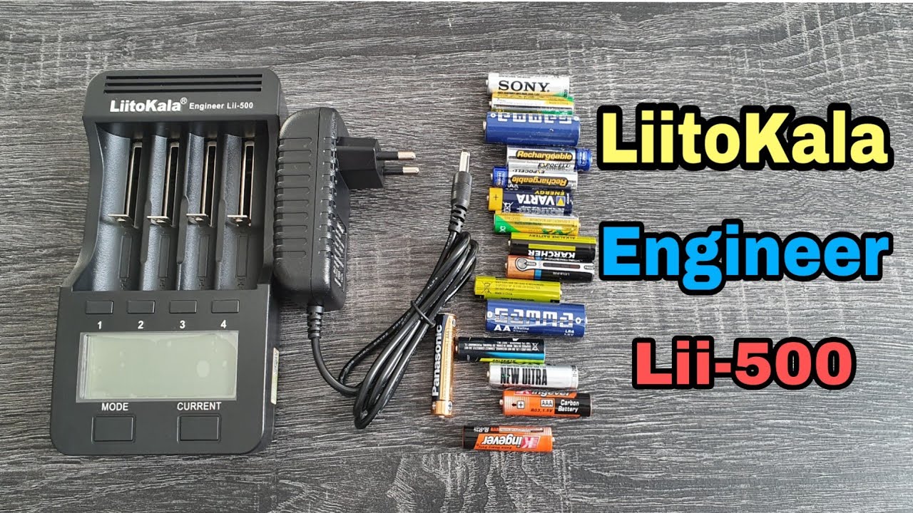 LiitoKala Engineer Lii-500 Battery Charger - YouTube