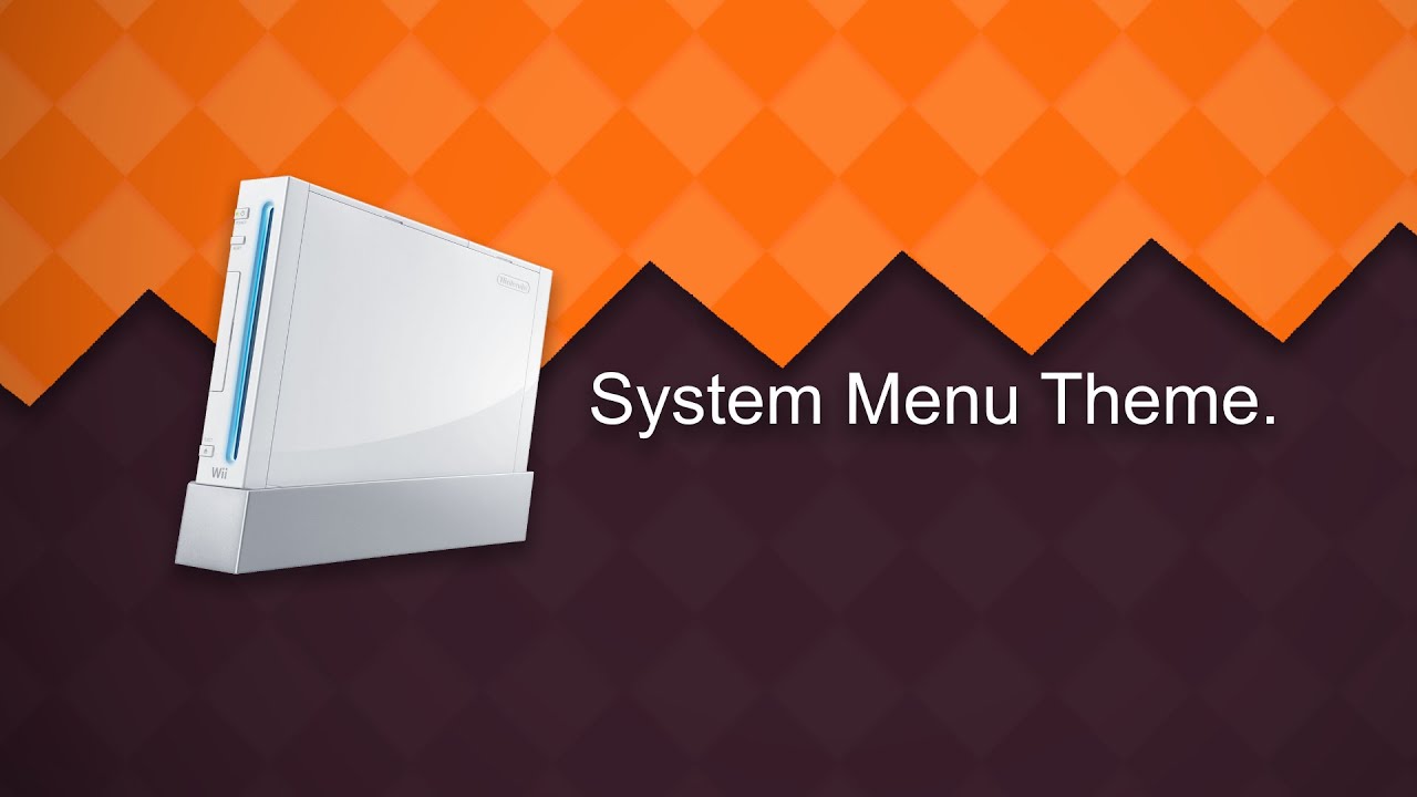 My Custom Wii System Menu Theme - YouTube