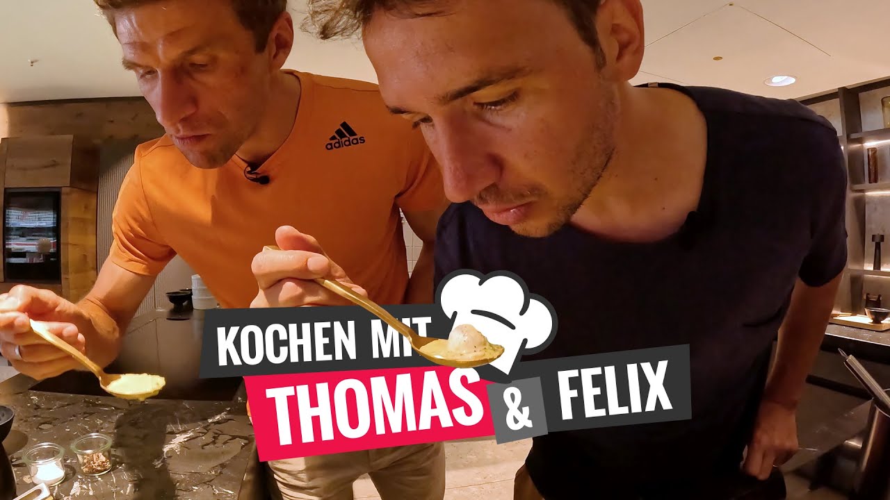 Kochen mit Thomas Müller & Felix Neureuther – Brokkolisuppe mit ...