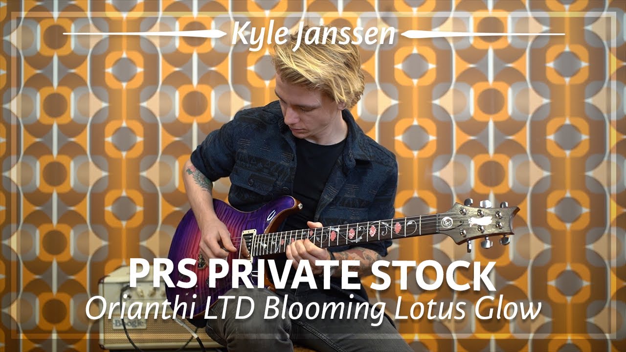 PRS Private Stock Orianthi LTD Edition Blooming Lotus Glow played by ...