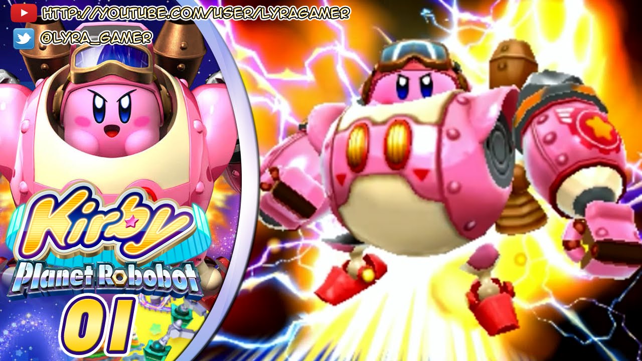 Kirby Planet Robobot [3DS] - Cap 01 - ¡Los robots atacan! - YouTube