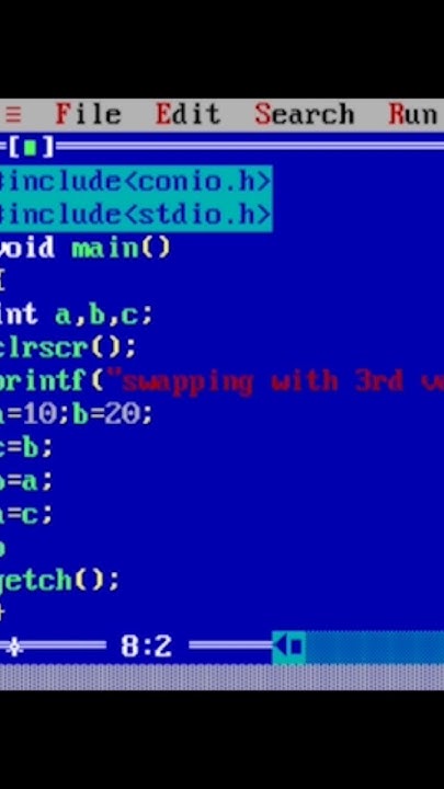 swapping in c|c programming |c shorts #cprogramming #coding #program #code #codingfun # ...