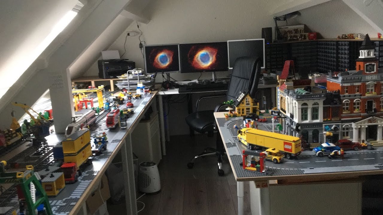 New Lego Room Part 4. Creating the city. - YouTube