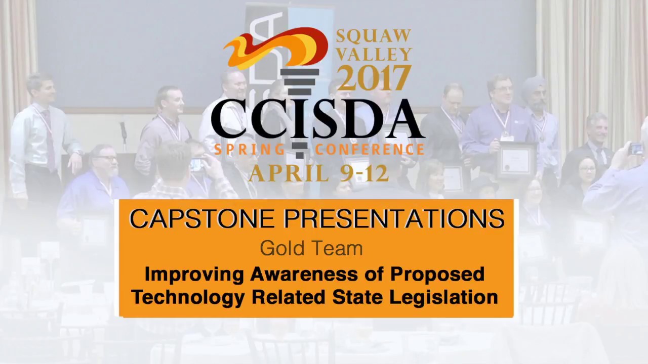 CCISDA Capstone - Gold Team - YouTube