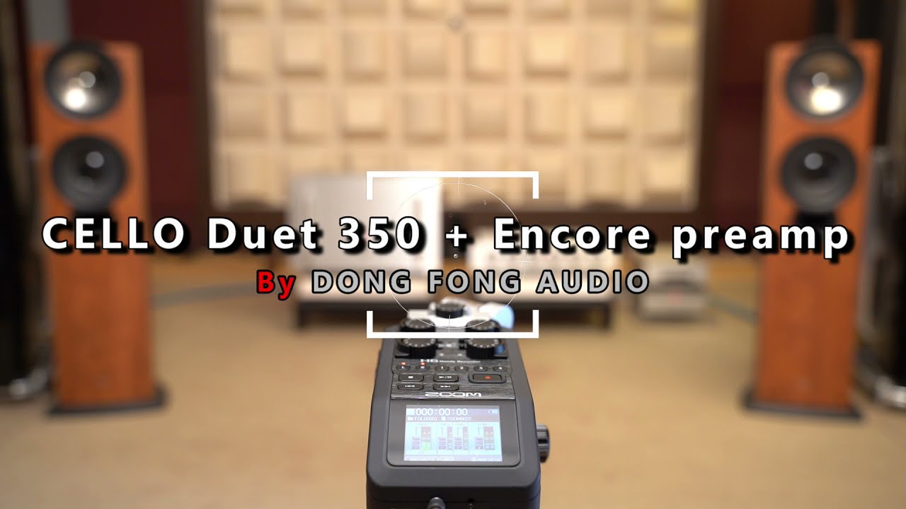 CELLO Duet 350 + Encore preamp - YouTube