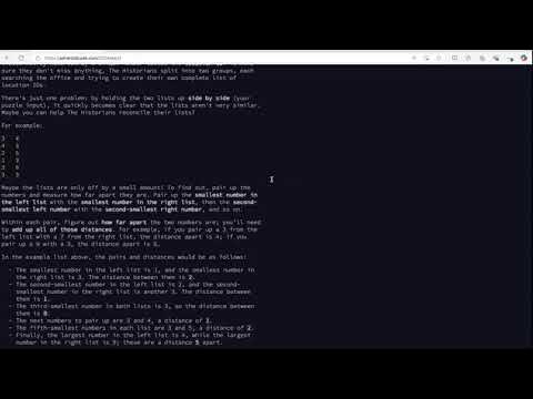 Advent of Code 2024 in Golang #1 - YouTube
