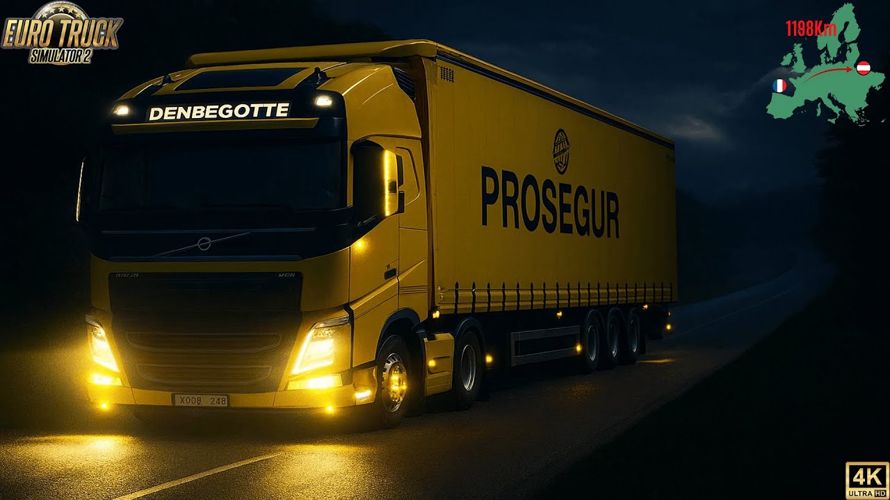 [ETS2]Realistic Driving Volvo FH4 | France to Austria | Reshade | POV ...