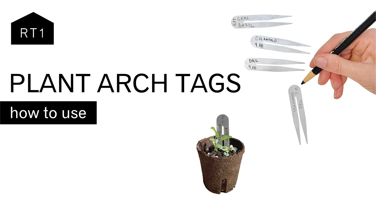 HOW TO USE: PLANT ARCH TAGS - YouTube