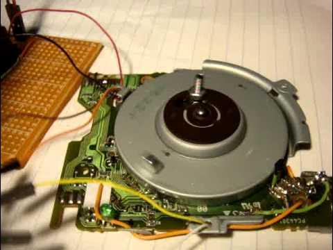 Hacking Floppy Disk Stepper Motor Control 2 - YouTube