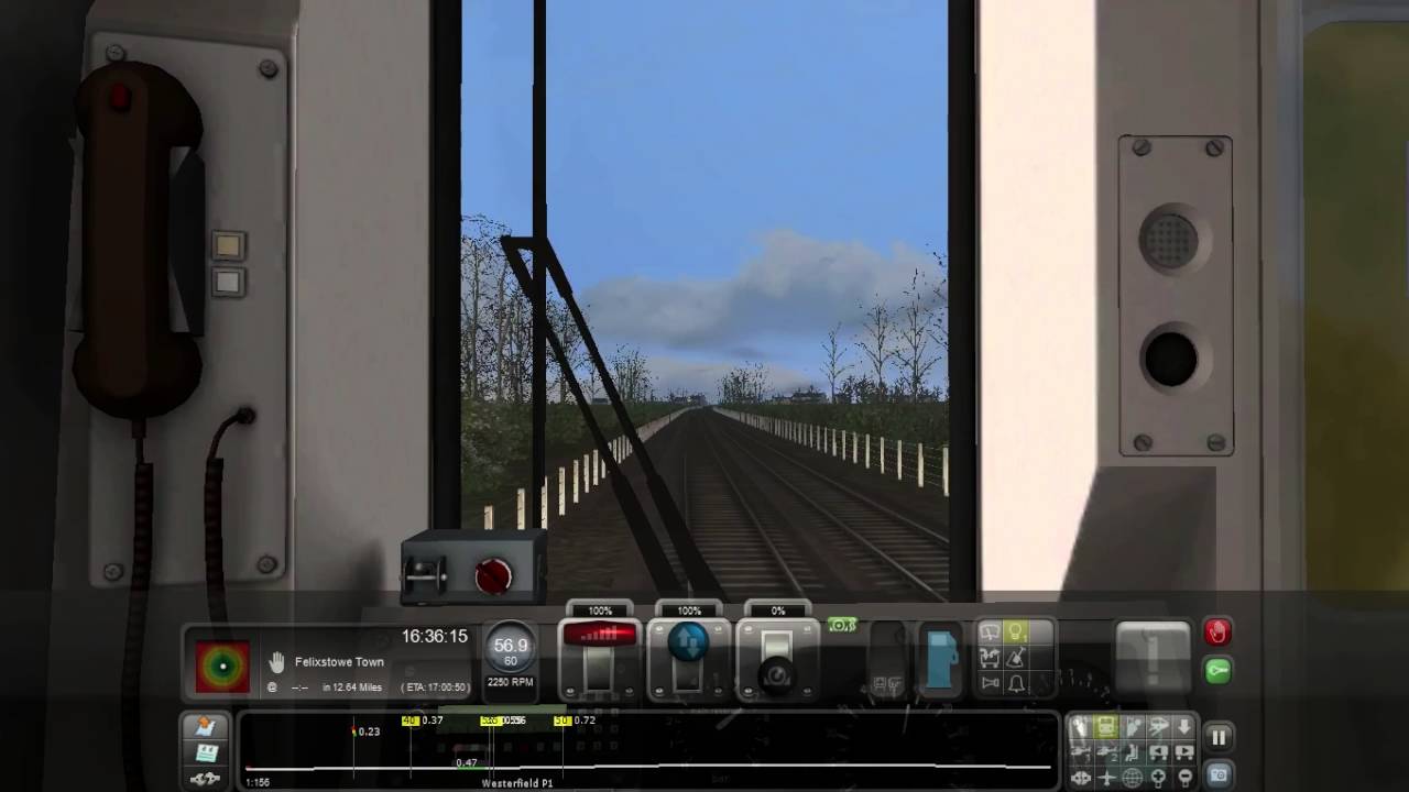 Class 153 Cab ride ipswich - felixstowe town - YouTube