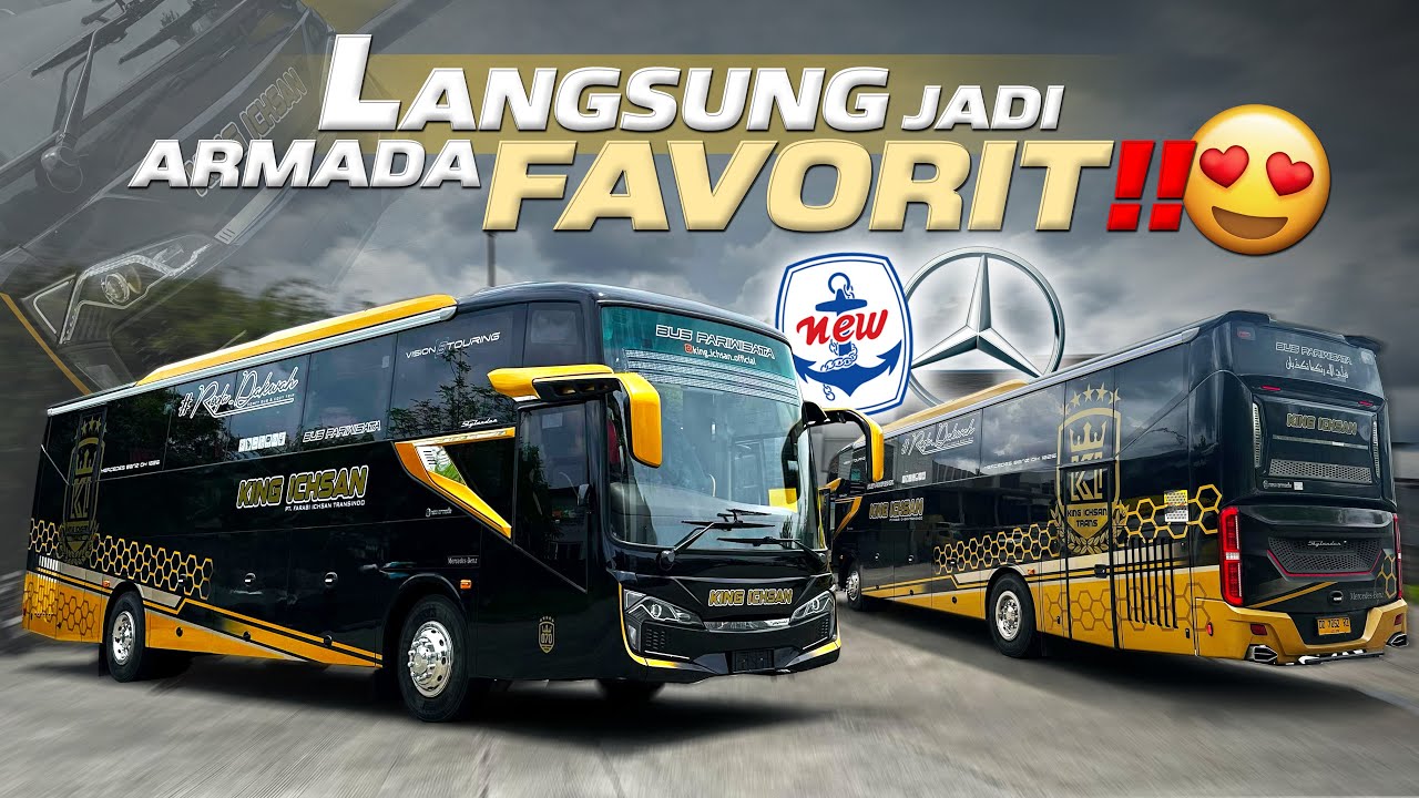 WAAAAH BUS BARU KING ICHSAN SIAP DIAJAK JALAN‼️Skylander R22 King Ichsan - YouTube