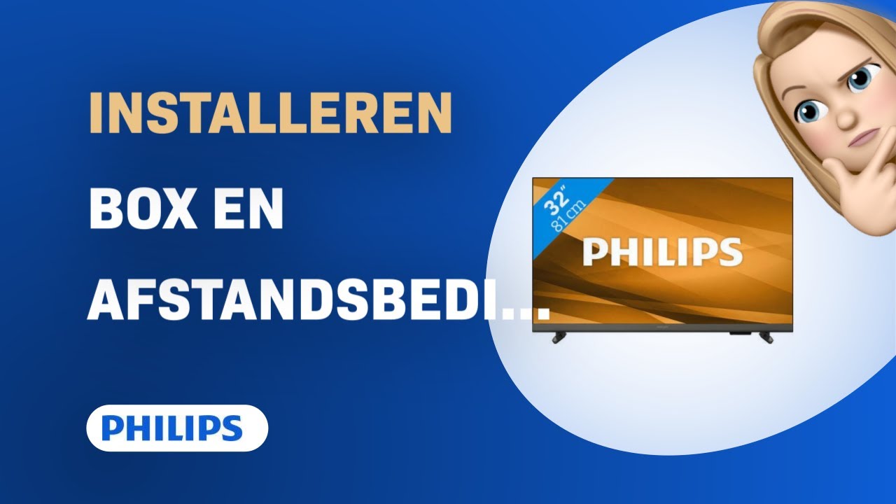 Hoe installeer je de KPN Box en Afstandsbediening op de Philips ...