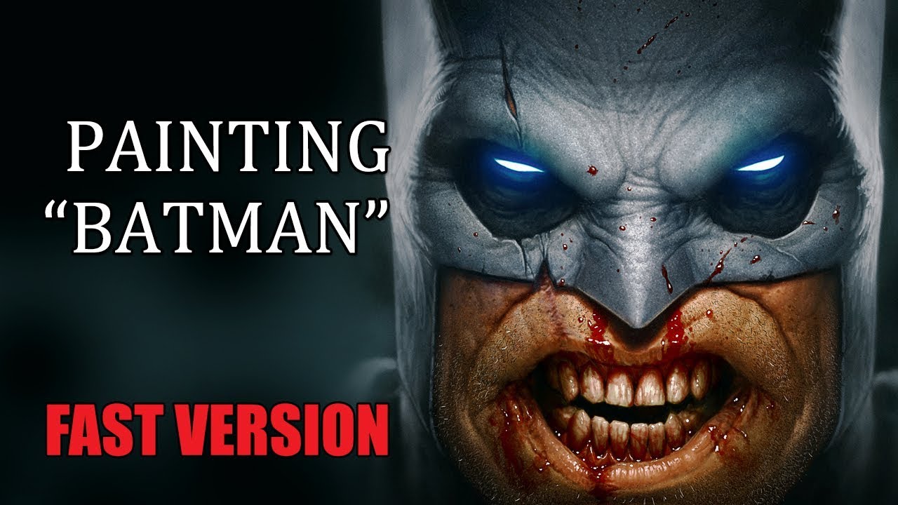 Speedpainting - "Batman" (FAST VERSION) - YouTube