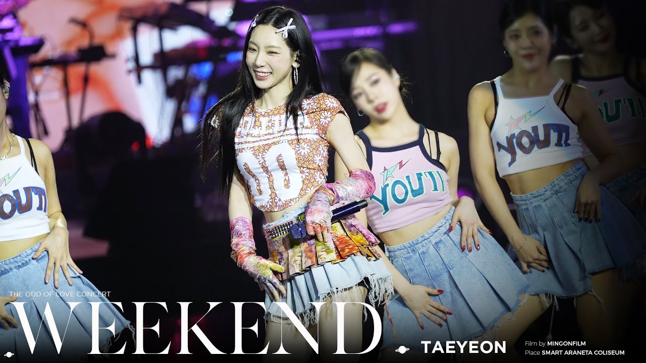 태연 Taeyeon 'Weekend' 4K 직캠 l The ODD of Love Concert in Manila 230730 ...
