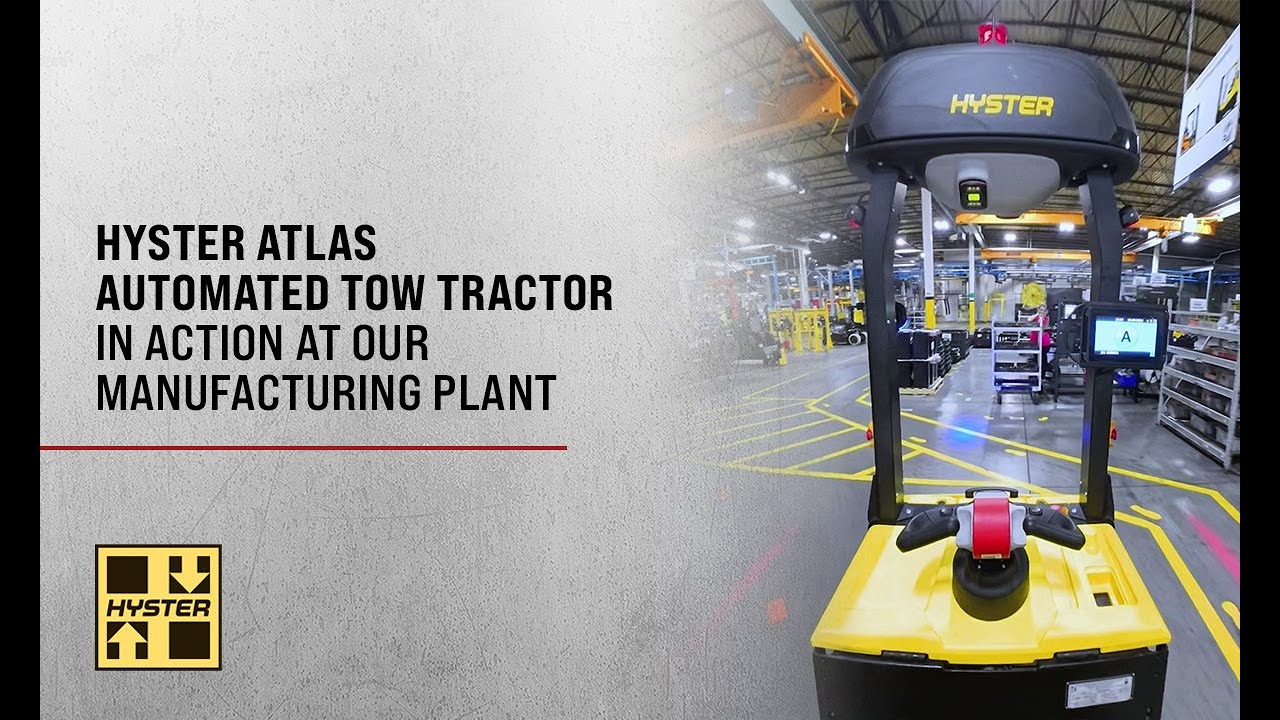 Hyster Atlas Automated Tow Tractor in Action: Hyster Plant in Berea, KY ...