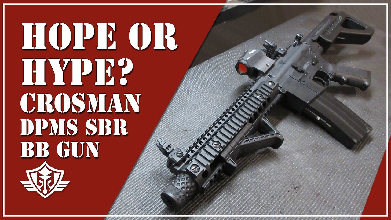 In Review: Crosman DPMS Panther Arms SBR CO2 Powered BB Gun - YouTube