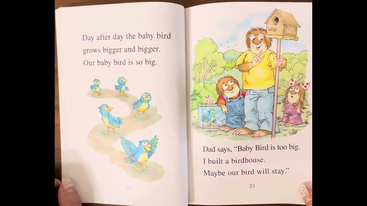 I can read Little Critter (JUST A BABY BIRD) by Mercer Mayer - YouTube