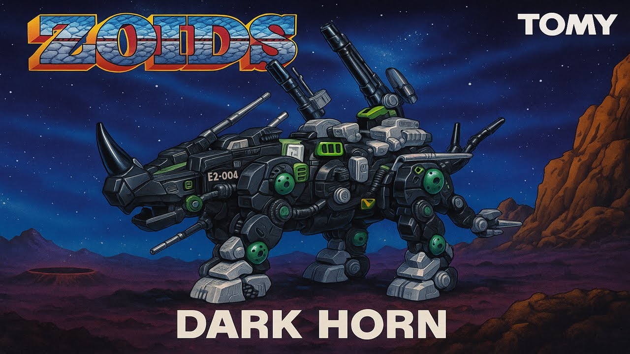 (NEW) Dark Horn "The Darkhorn" of Planet Zoidstar (Zoids Series 3 ...