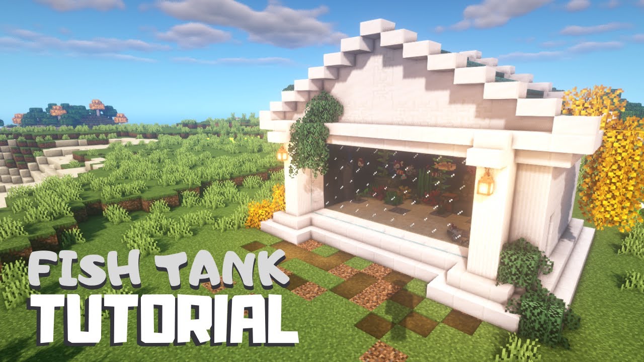 Minecraft: How to Build a Fish Tank (Tutorial) - YouTube