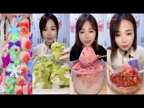 ️🥶😋Mukbang ice/ice Asmr/eating ice/full video compilation part 166 ...