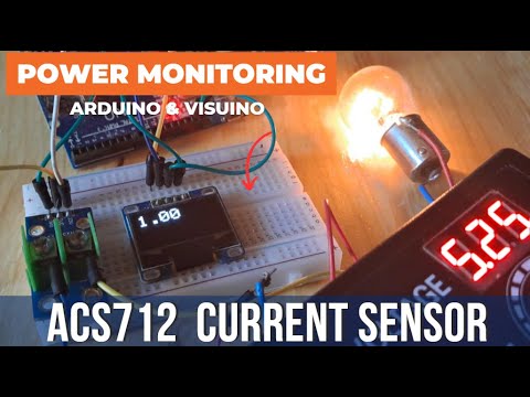 Arduino ACS712 Current Sensor Using Visual Programming - YouTube