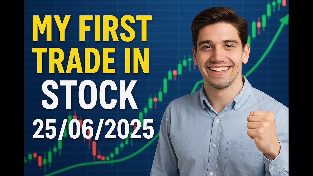 My First Trade in Stock Date: 25/06/2025 , #stocktrading #trading - YouTube