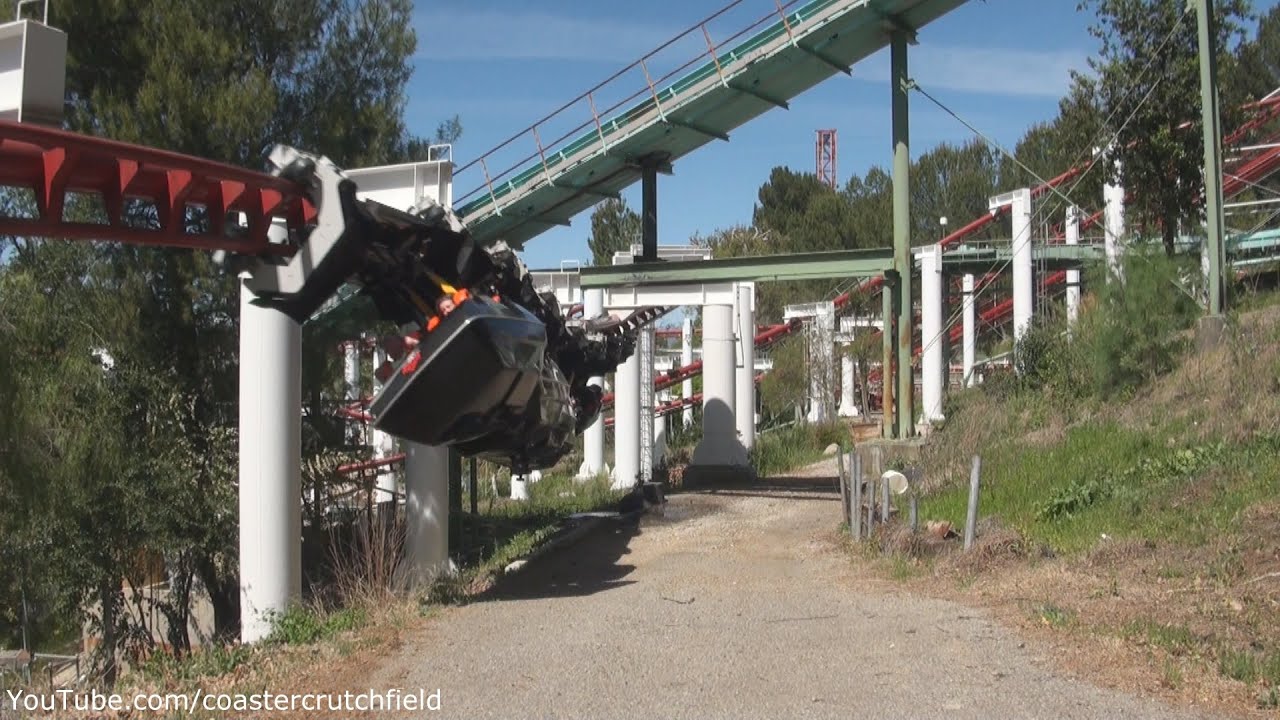Ninja (Off-ride HD) Six Flags Magic Mountain - YouTube