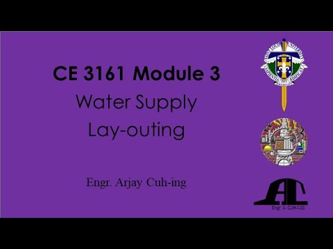 CE 3161 Module 3.1: Water Supply Lay-outing - YouTube